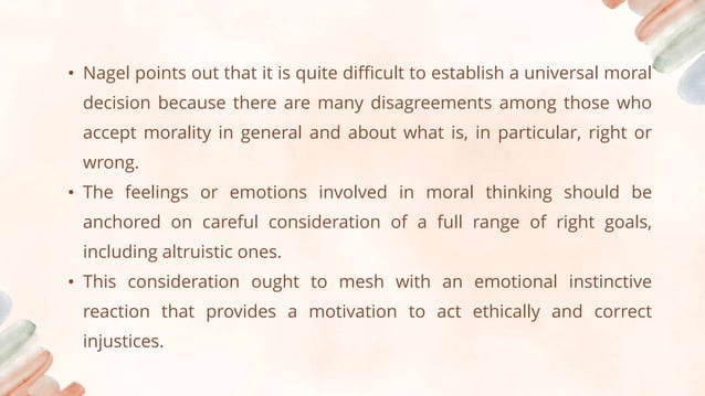 FEELINGS AND MORAL DECISION-MAKING IN ETHICS | PPTX