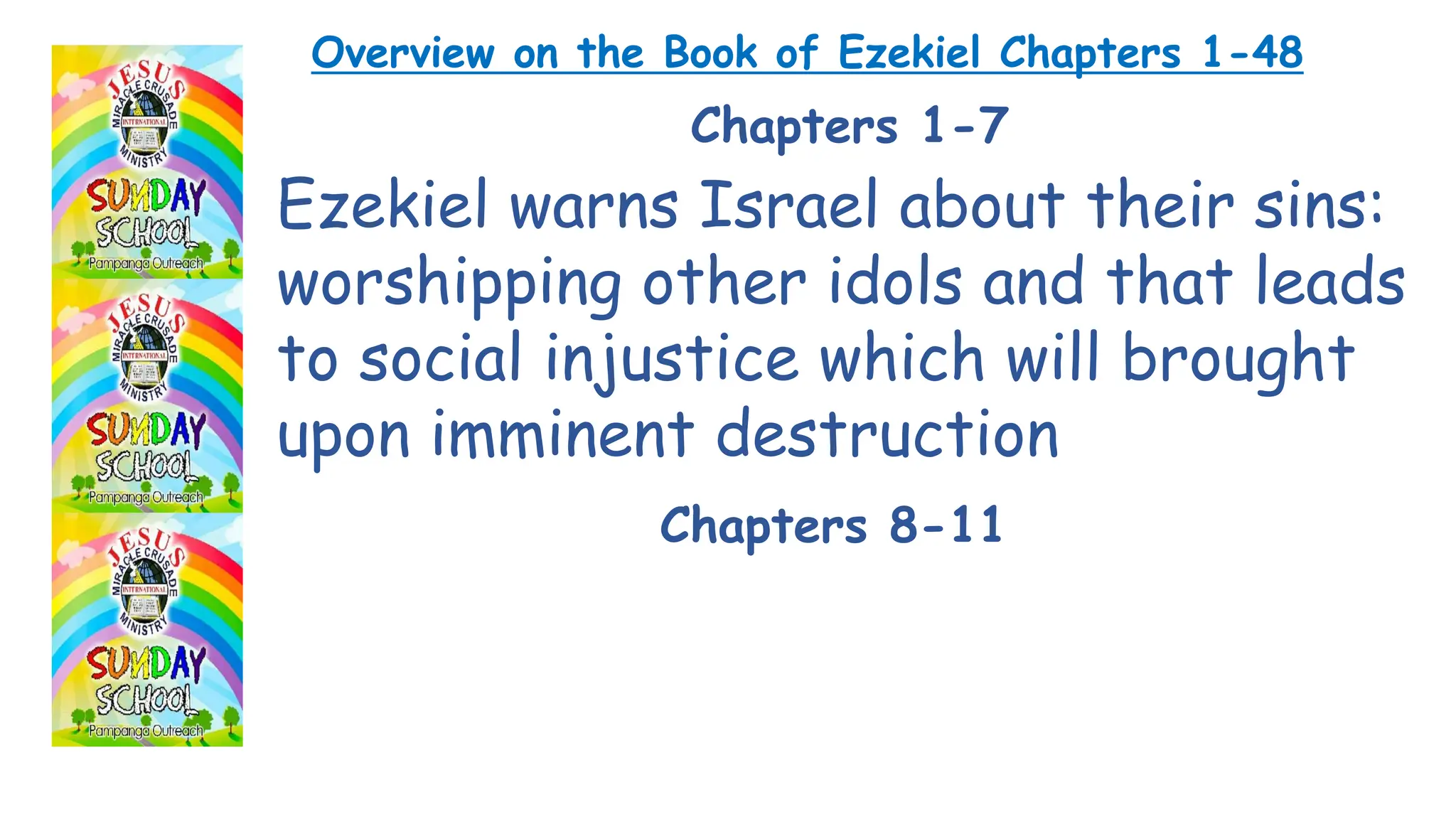 LESSON 6 BIBLE EZEKIEL DANIEL JEREMIAH A | PPT