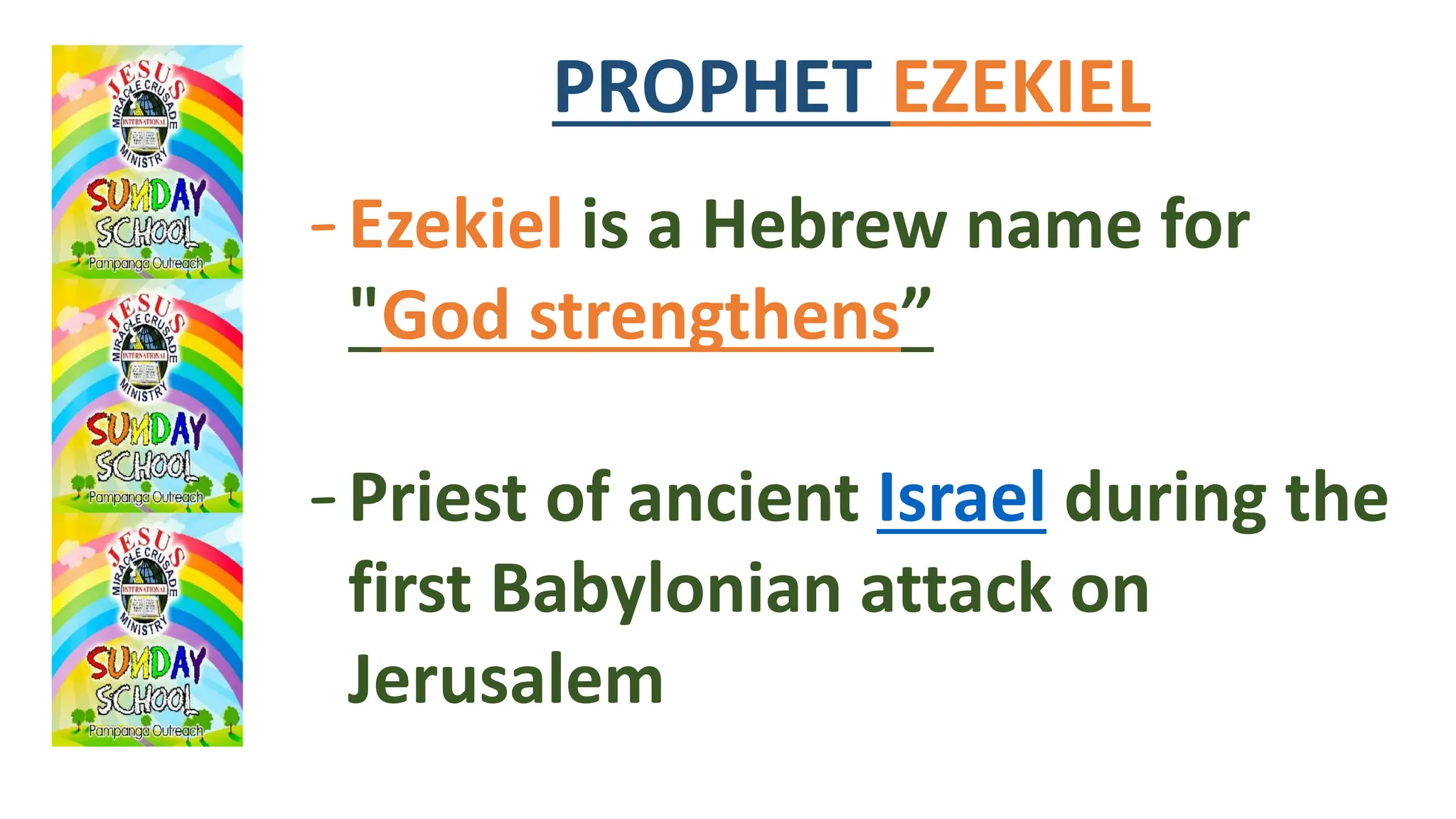 LESSON 6 BIBLE EZEKIEL DANIEL JEREMIAH A | PPT