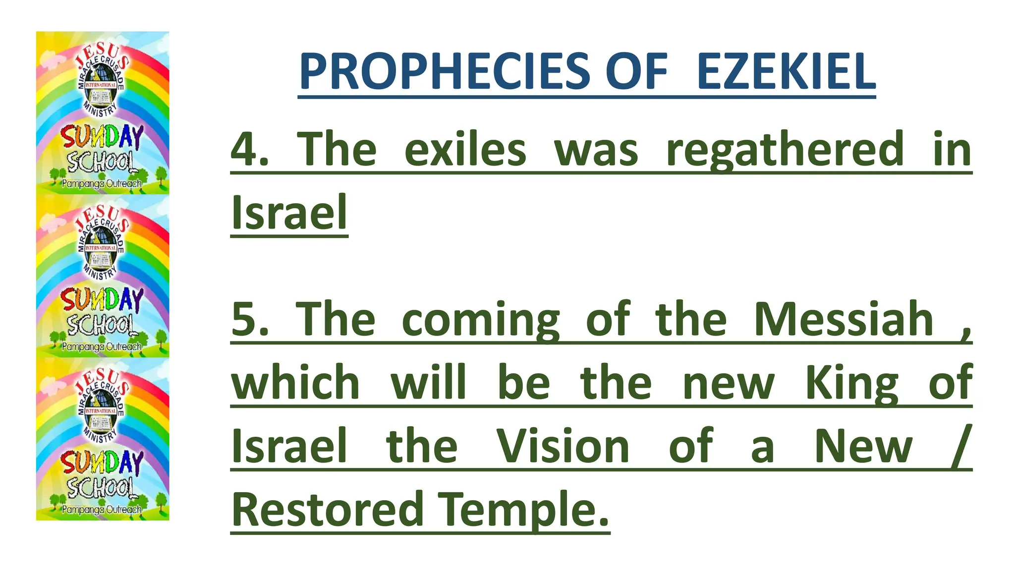 LESSON 6 BIBLE EZEKIEL DANIEL JEREMIAH A | PPT