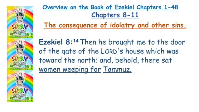 LESSON 6 BIBLE EZEKIEL DANIEL JEREMIAH A | PPT