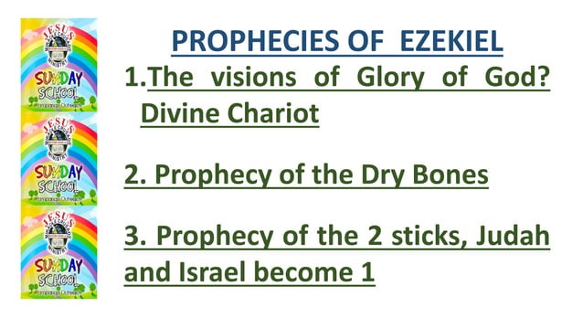 LESSON 6 BIBLE EZEKIEL DANIEL JEREMIAH A | PPT