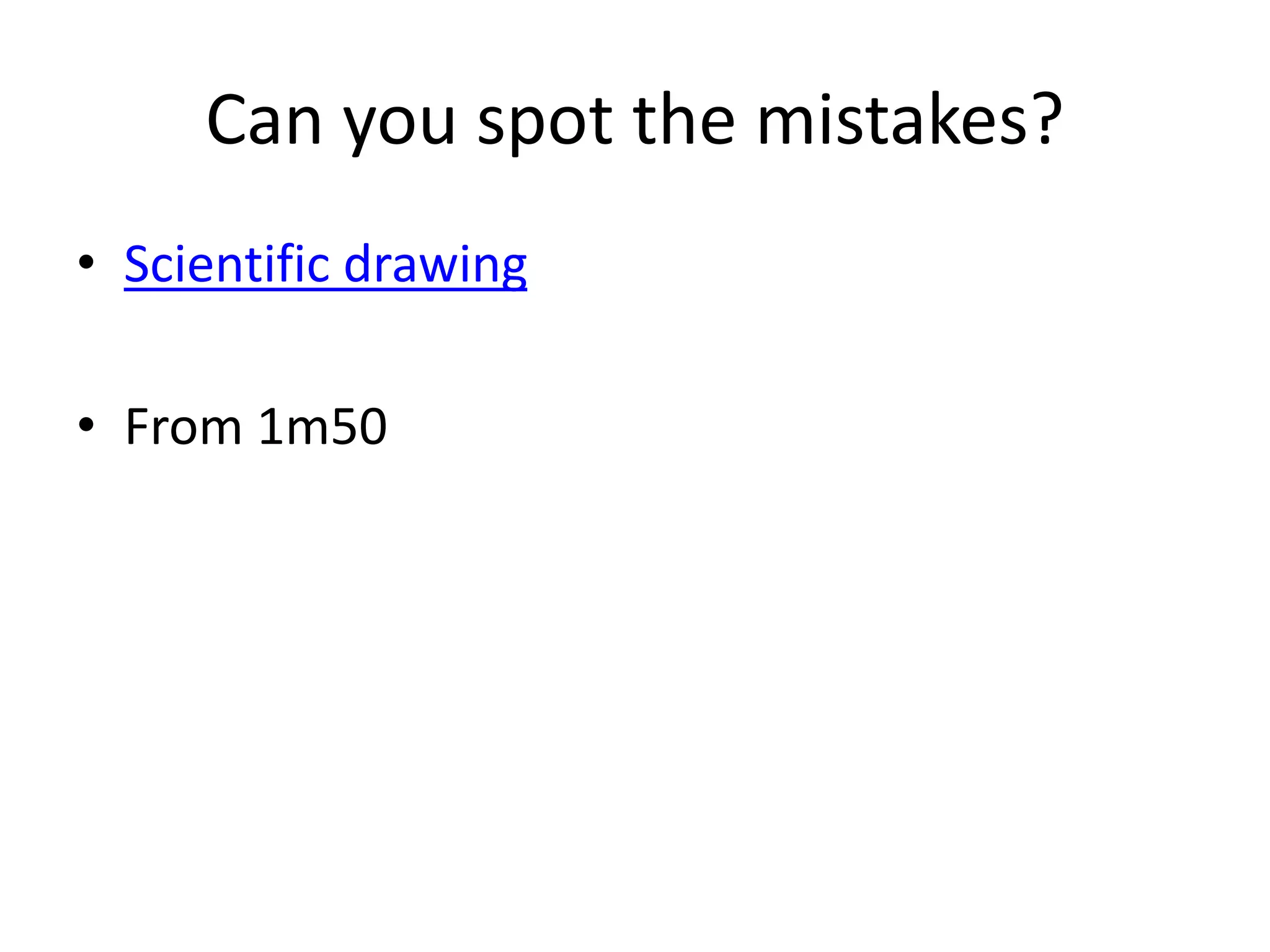 Lesson 6 making biological drawings & using keys | PPTX