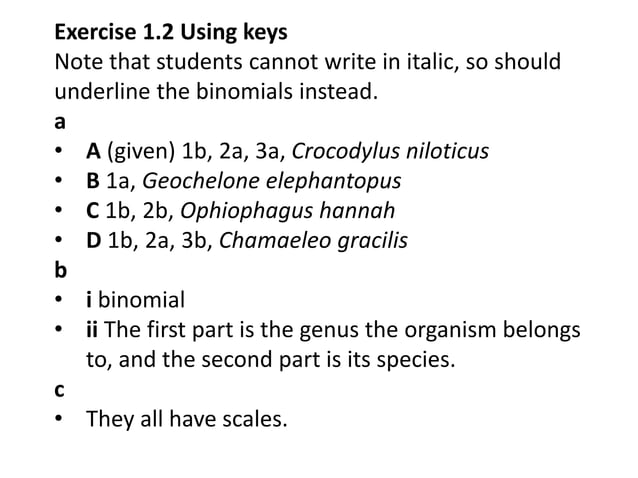 Lesson 6 making biological drawings & using keys | PPTX