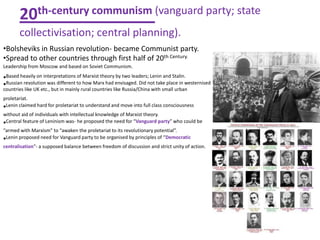 Marxist and communist analysis | PPTX