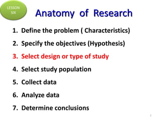 Lesson 6 research methodology | PDF