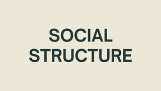 understanding social structure and their functions | PPT