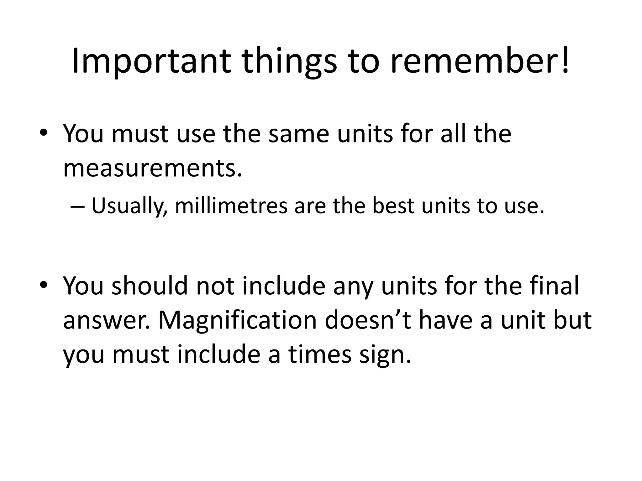 Lesson 7 calculating magnification & dichotomous keys | PPTX