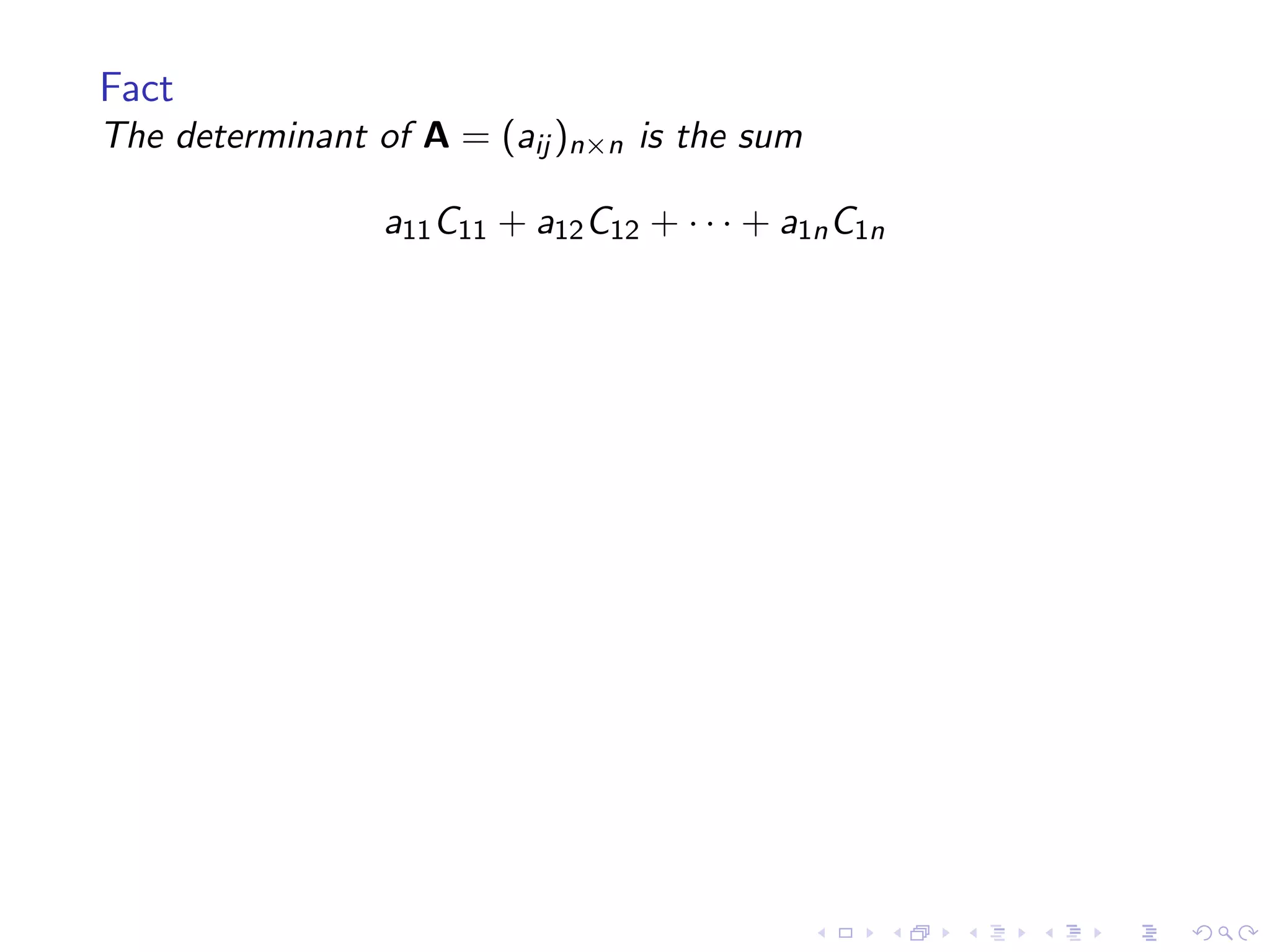 Lesson 7: Determinants II | PDF