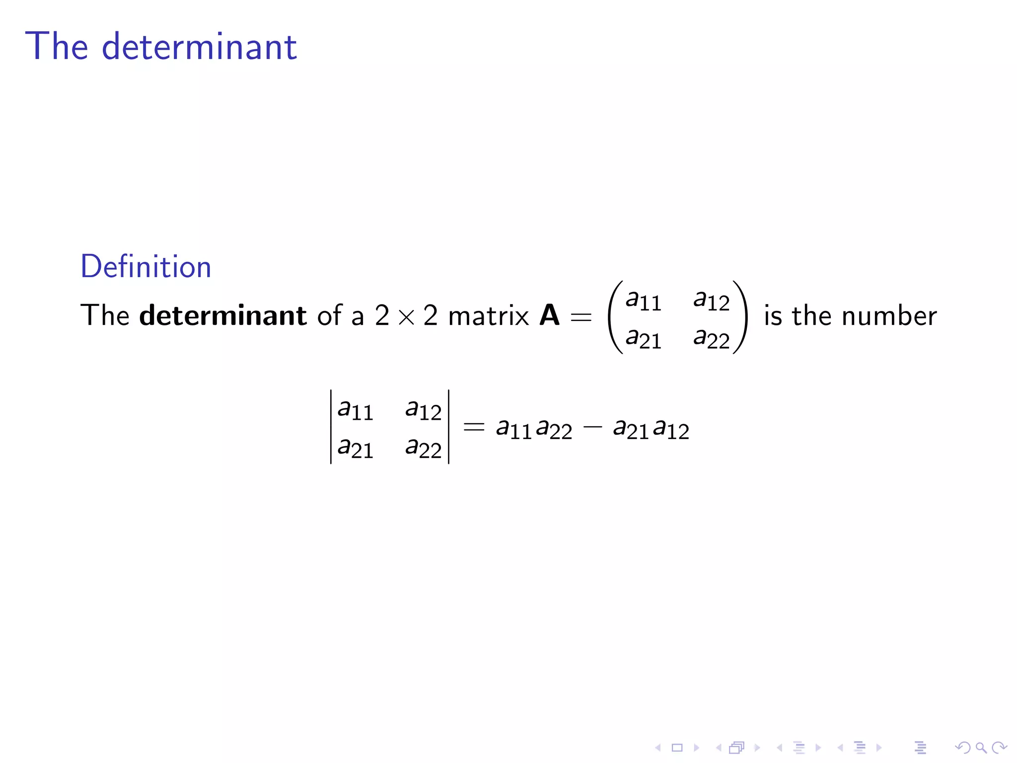Lesson 7: Determinants II | PDF