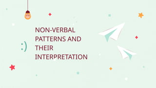 NON VERBAL COMMUNICATION (Oral Communication 2) | PPT