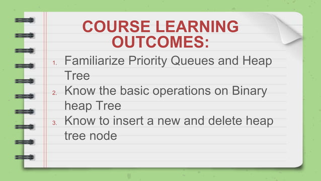 Lesson 7 Priority Queues And Heap Trees 1pptx 