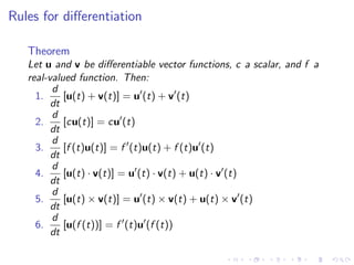 Lesson 7: Vector-valued functions | PDF