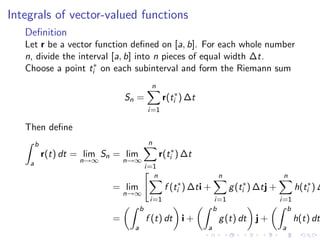 Lesson 7: Vector-valued functions | PDF