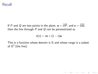 Lesson 7: Vector-valued functions | PDF