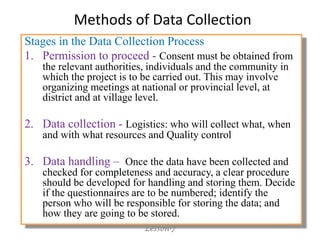 Lesson 7 methods of data collection | PDF