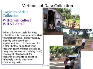 Lesson 7 methods of data collection | PDF