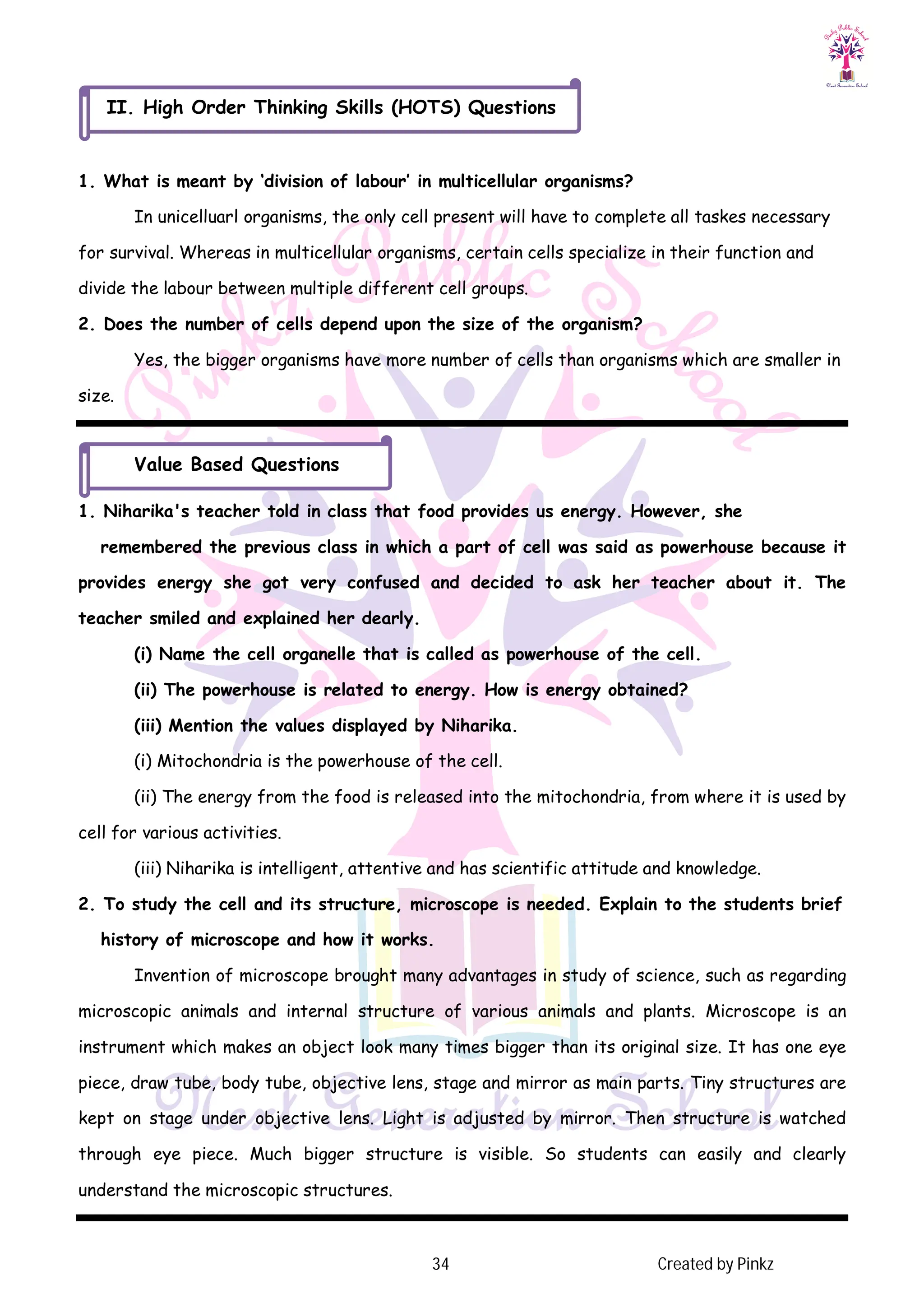 Lesson-8-1.pdf cell structure function presentation | PPT