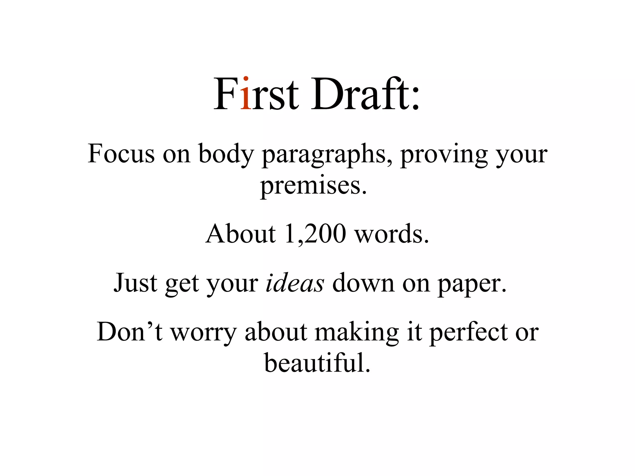 Lesson 8: Body Paragraphs | PPT