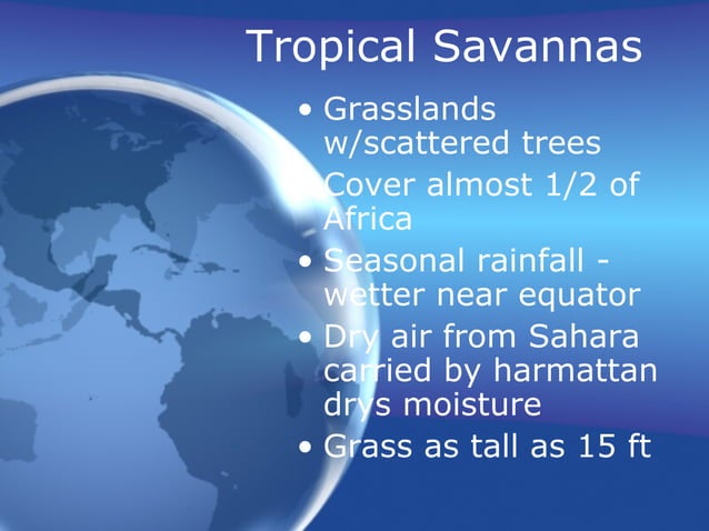 Climate And Vegetation of Africa South of the Sahara | PPT | Africa ...