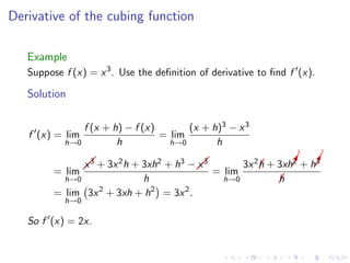 Lesson 8: Derivatives of Polynomials and Exponential functions | PDF