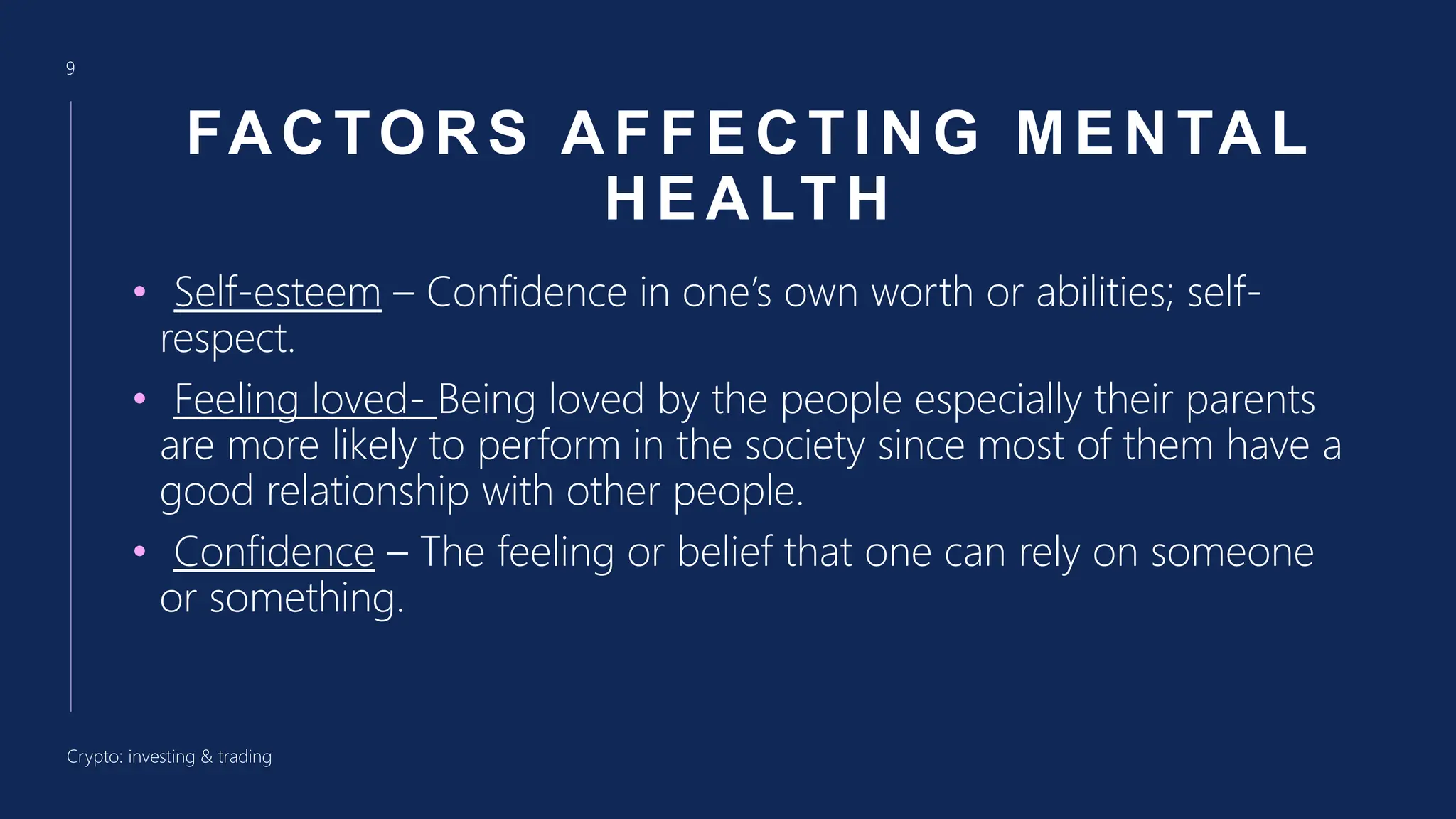 mental health and well being in the middle and late adolescence | PPTX