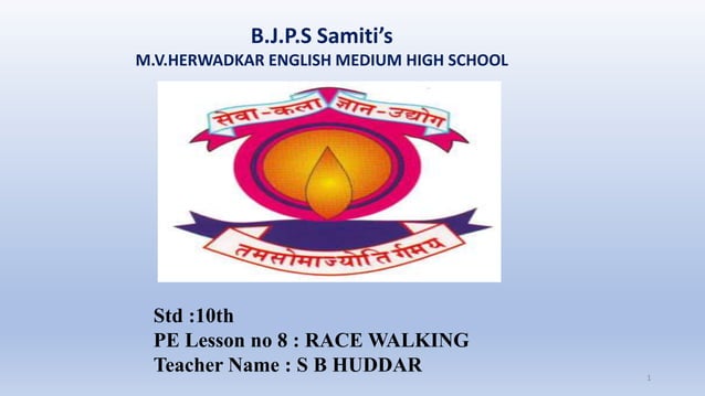 lesson-8 RACE WALKING.pptx | Track and Field | Sports