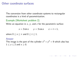 Lesson 9: Parametric Surfaces | PDF | 3-D Graphics | Computer Software and Applications