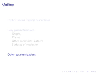 Lesson 9: Parametric Surfaces | PDF | 3-D Graphics | Computer Software and Applications