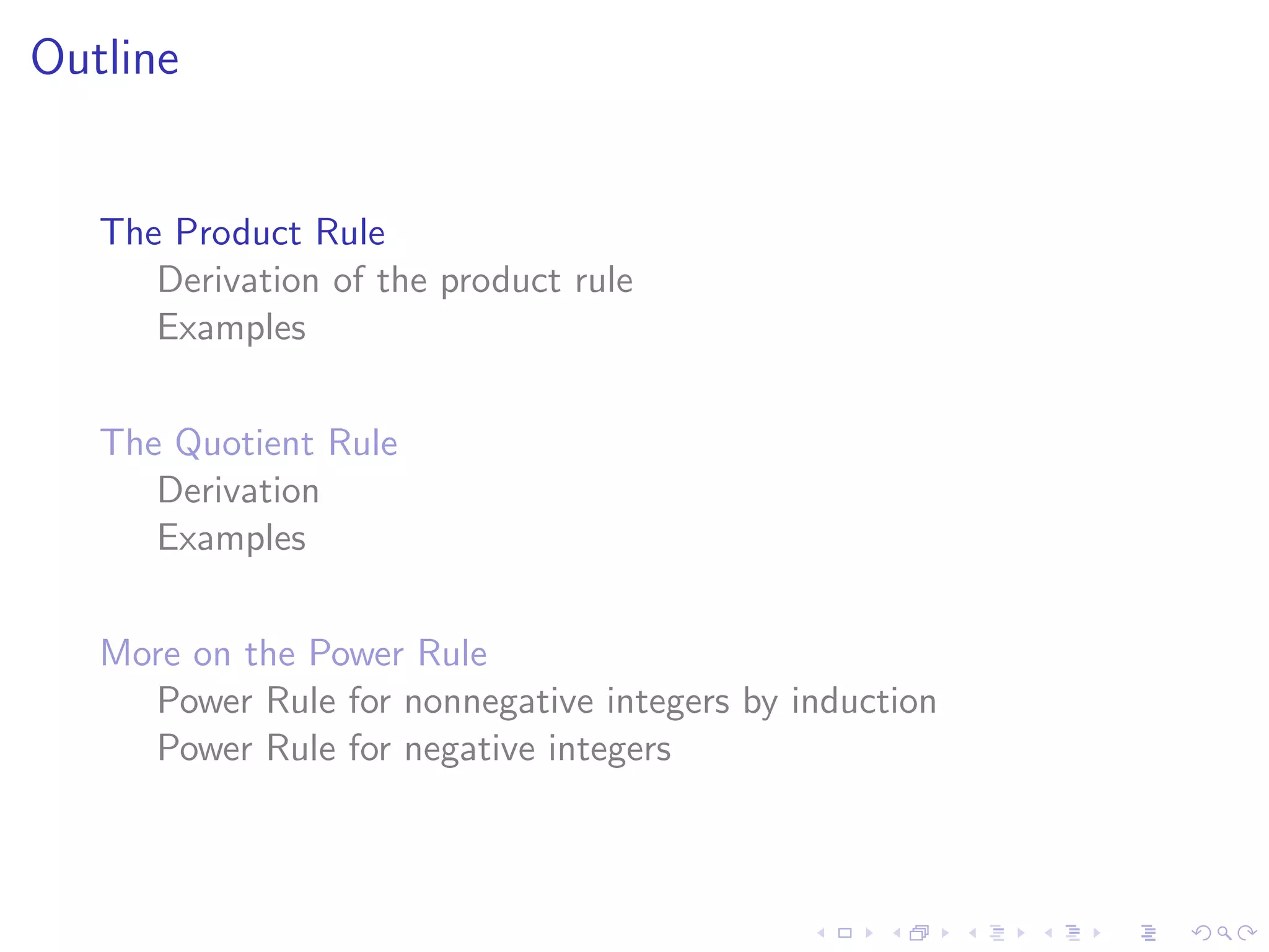 Lesson 9: The Product and Quotient Rule | PDF