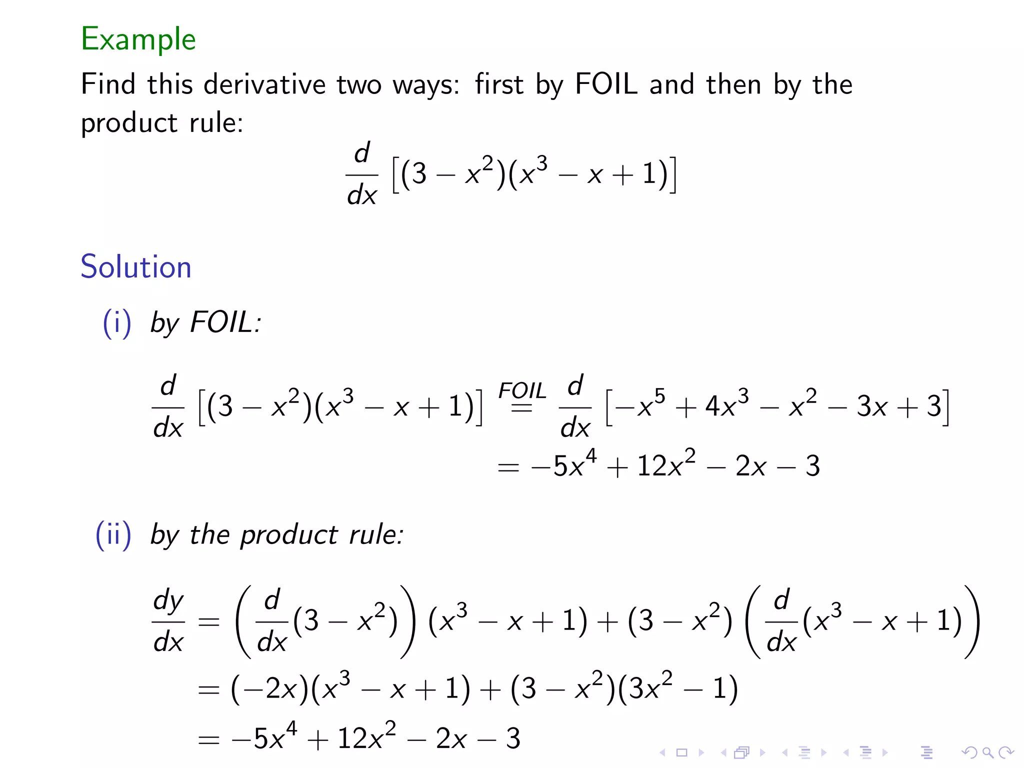 Lesson 9: The Product and Quotient Rule | PDF