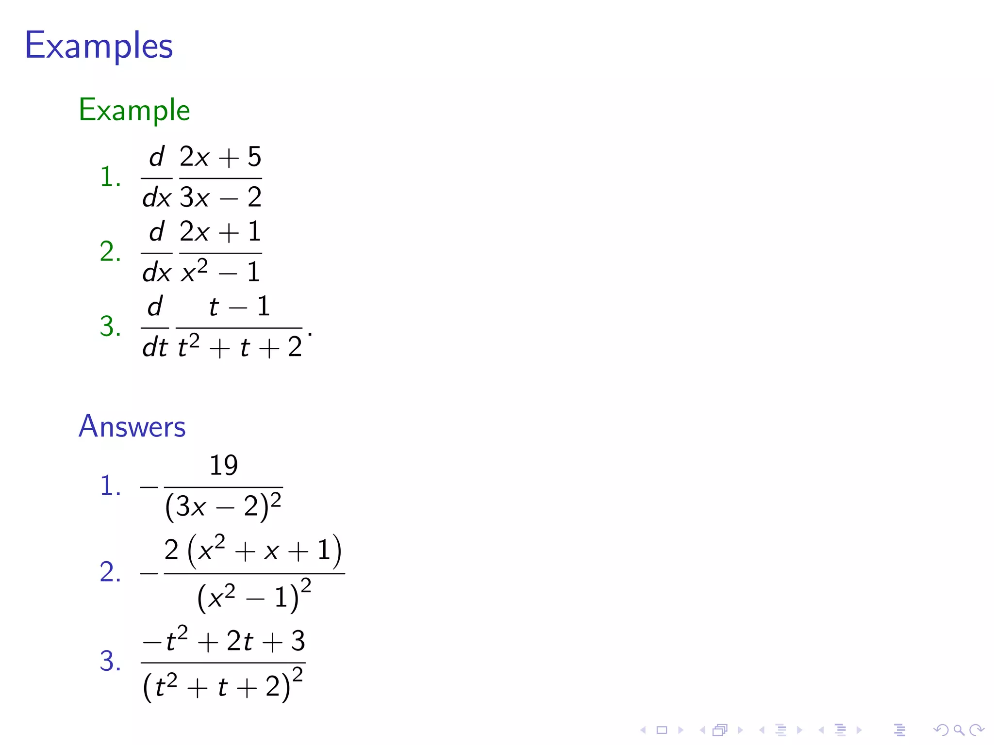 Lesson 9: The Product and Quotient Rule | PDF