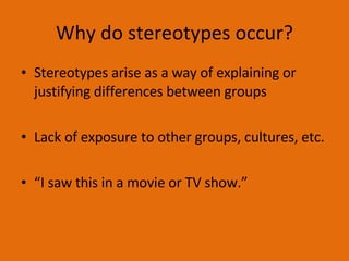 Lesson 9 Stereotypes | PPT