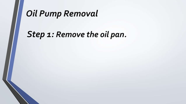 Lesson - Check and Test Oil Pump Assembly.pptx | Off-Road Vehicles ...