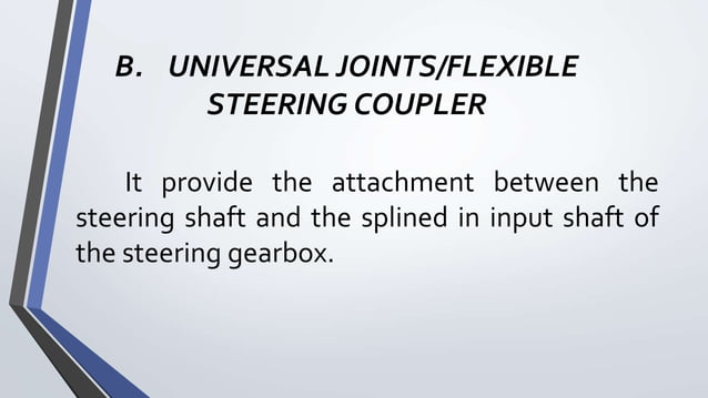 Lesson - Component Parts of Manual Steering System.pptx