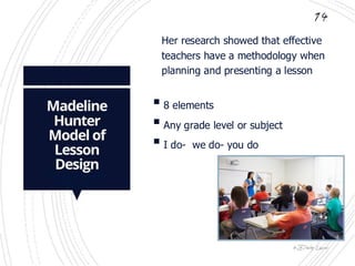 Lesson Design and Planning Madeline Hunter Style | PPT
