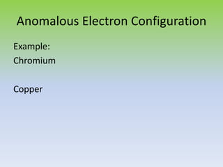 Electron configuration | PPTX