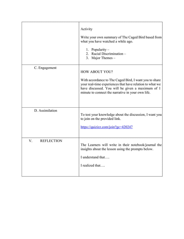 LESSON-EXEMPLAR-COT-2 (1).docx | Birds | Pets