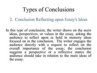 Lesson Five Conclusions | PPT