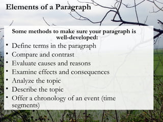 Lesson Four: Paragraphing | PPT