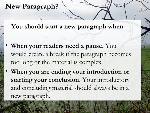 Lesson Four: Paragraphing | PPT