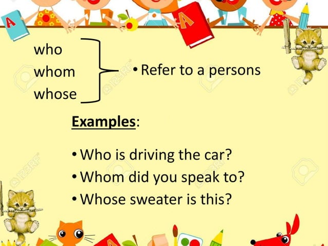 INDEFINITE INTERROGATIVE PRONOUN 4 | PPTX