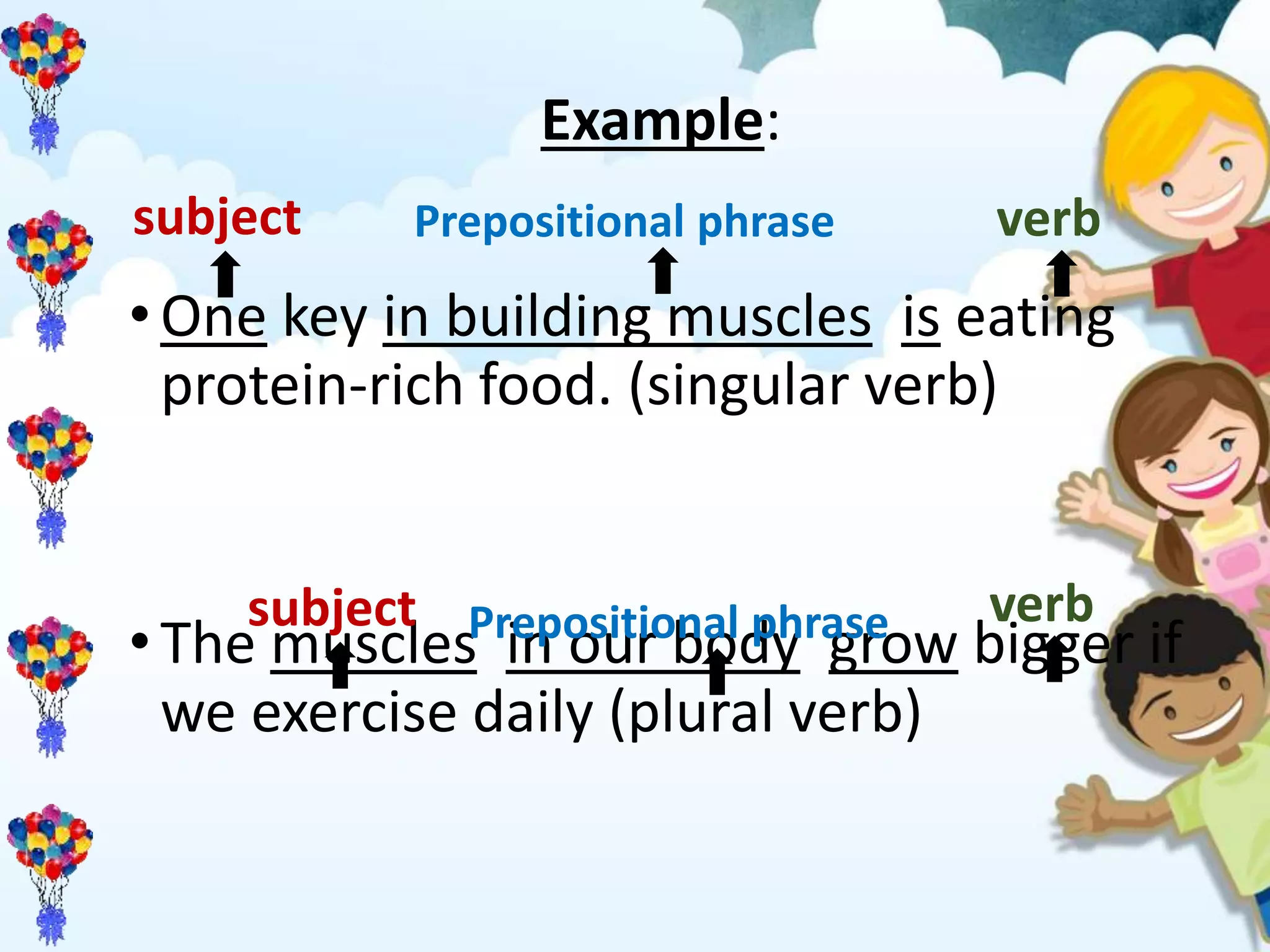 SUBJECT VERB AGREEMENT 5 | PPTX