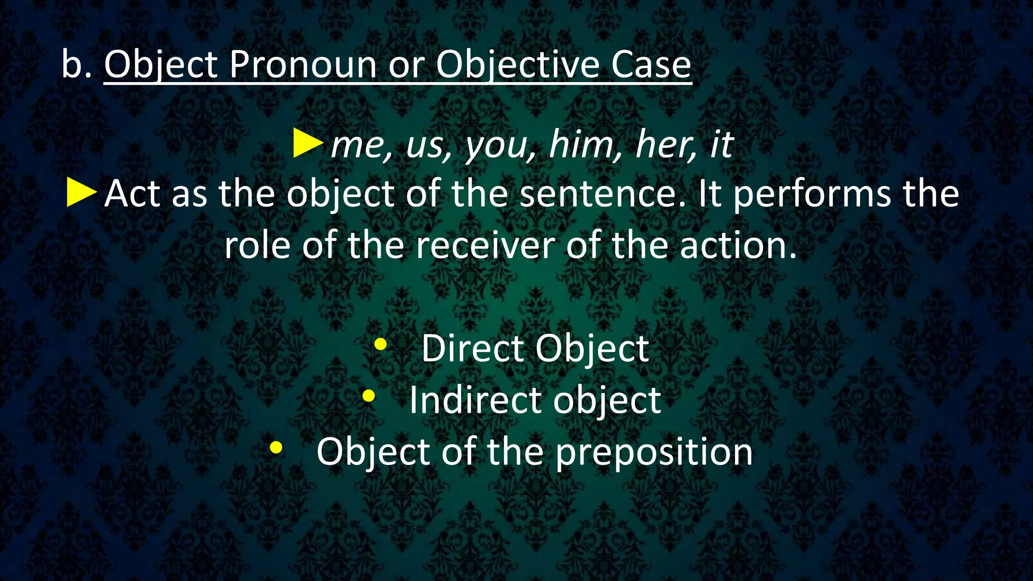 CATEGORIES OF PRONOUN 6 | PPTX