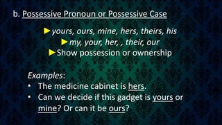 CATEGORIES OF PRONOUN 6 | PPTX