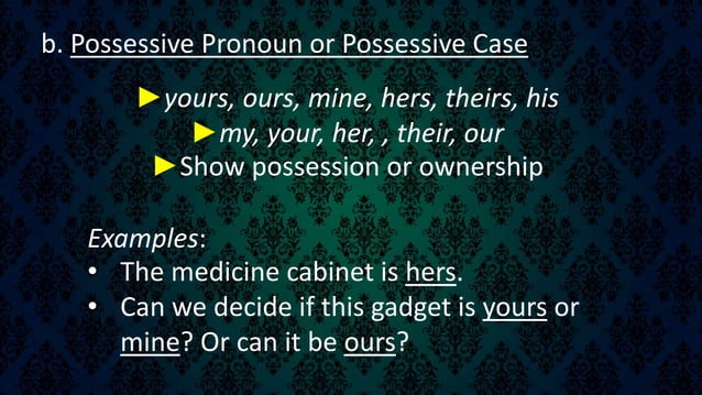 CATEGORIES OF PRONOUN 6 | PPTX