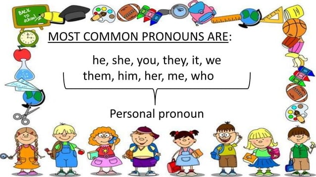 CATEGORIES OF PRONOUN 6 | PPTX