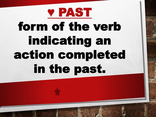 TENSES OF VERBS 6 | PPTX