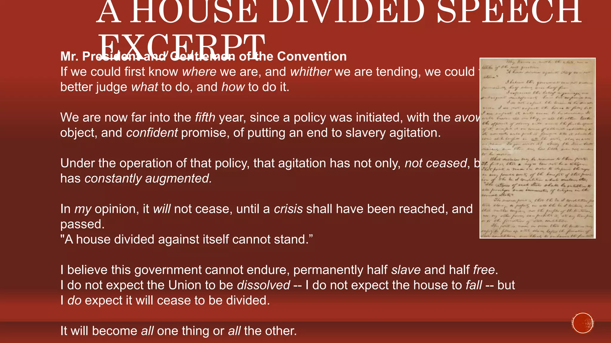 Lesson lincoln-douglas debates | PPTX