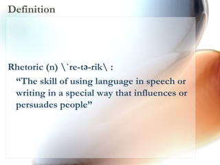 Lesson One: A Rhetorical Approach to Writing | PPT